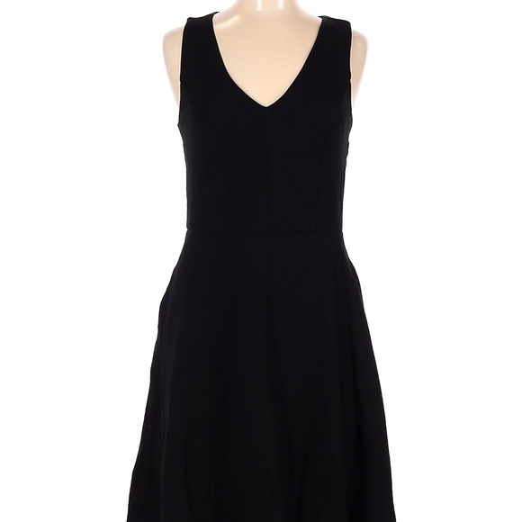 LOFT | Dresses | Classy Little Black Dress Loft Black Skater Dress W ...